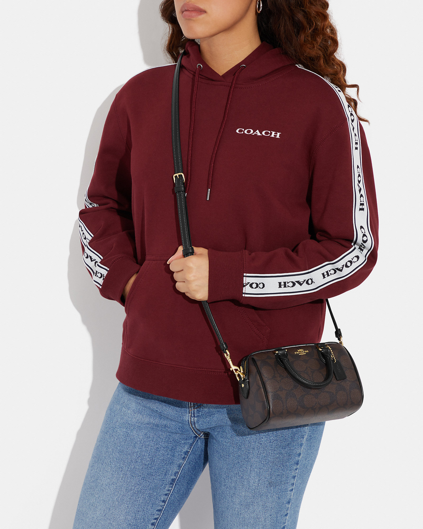 COACH MINI ROWAN CROSSBODY IN SIGNATURE CANVAS tips-sebelum-beli-beg ...