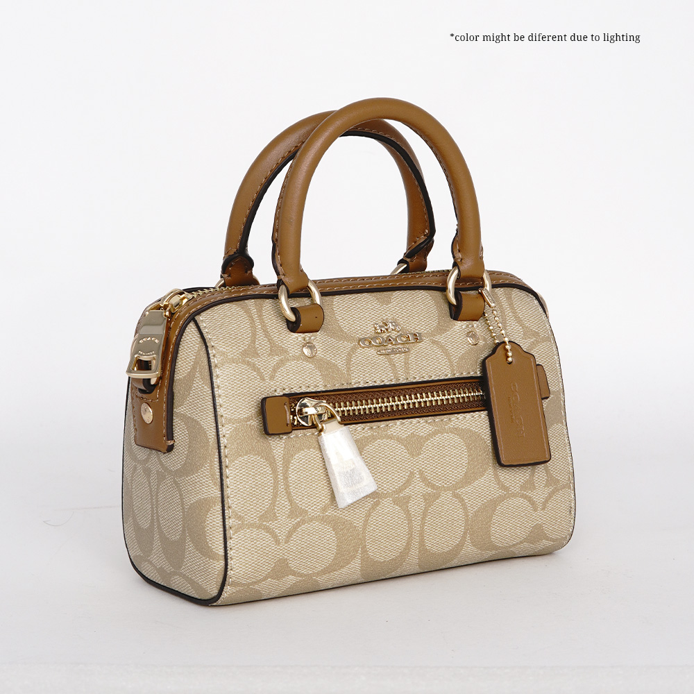 COACH MINI ROWAN CROSSBODY IN SIGNATURE CANVAS - Bag Habits