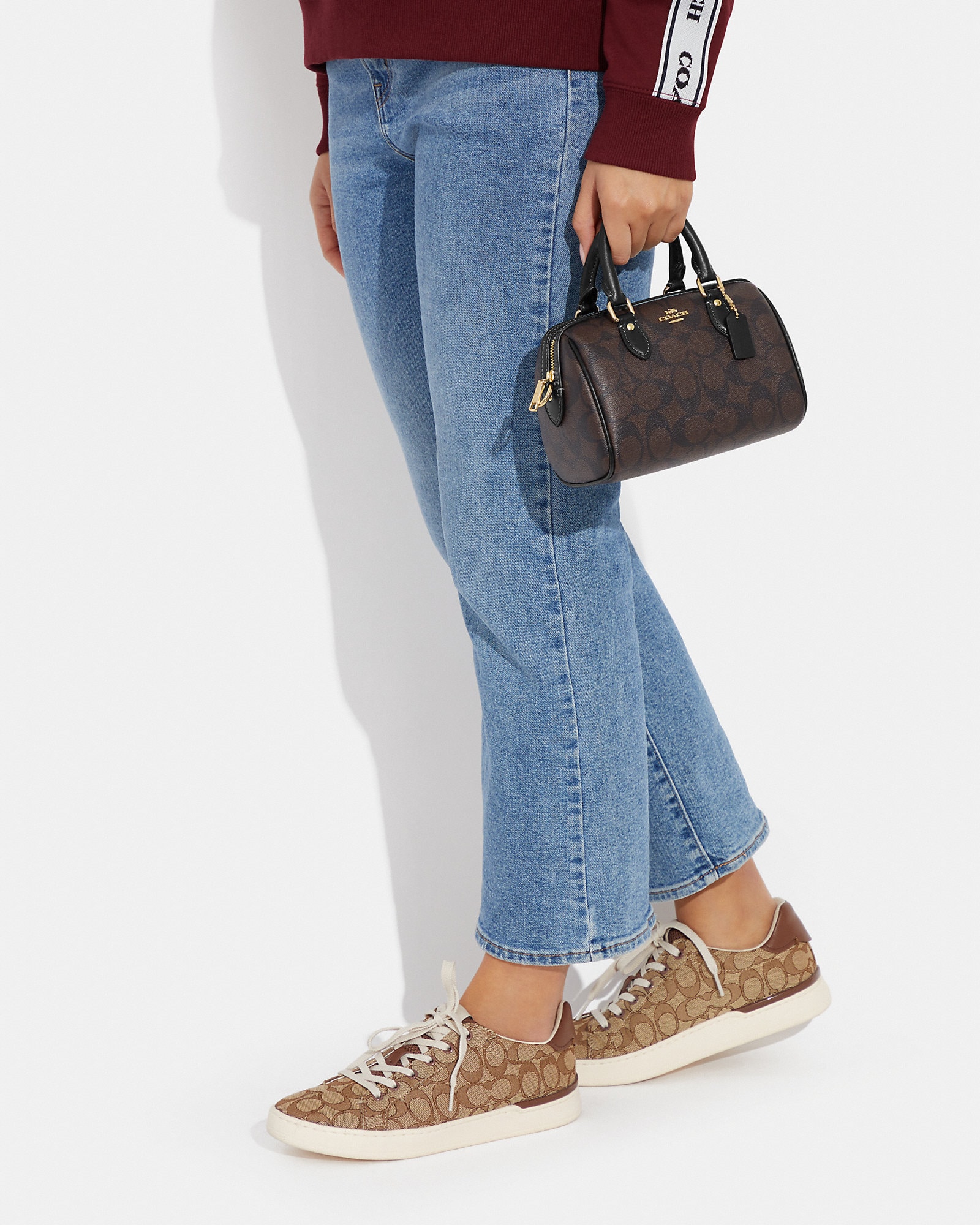 COACH MINI ROWAN CROSSBODY IN SIGNATURE CANVAS tips-sebelum-beli-beg ...