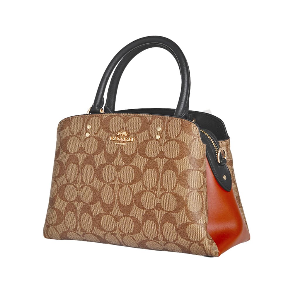 COACH MINI LILLIE CARRYALL COLORBLOCK IN SIGNATURE CANVAS tips-sebelum ...