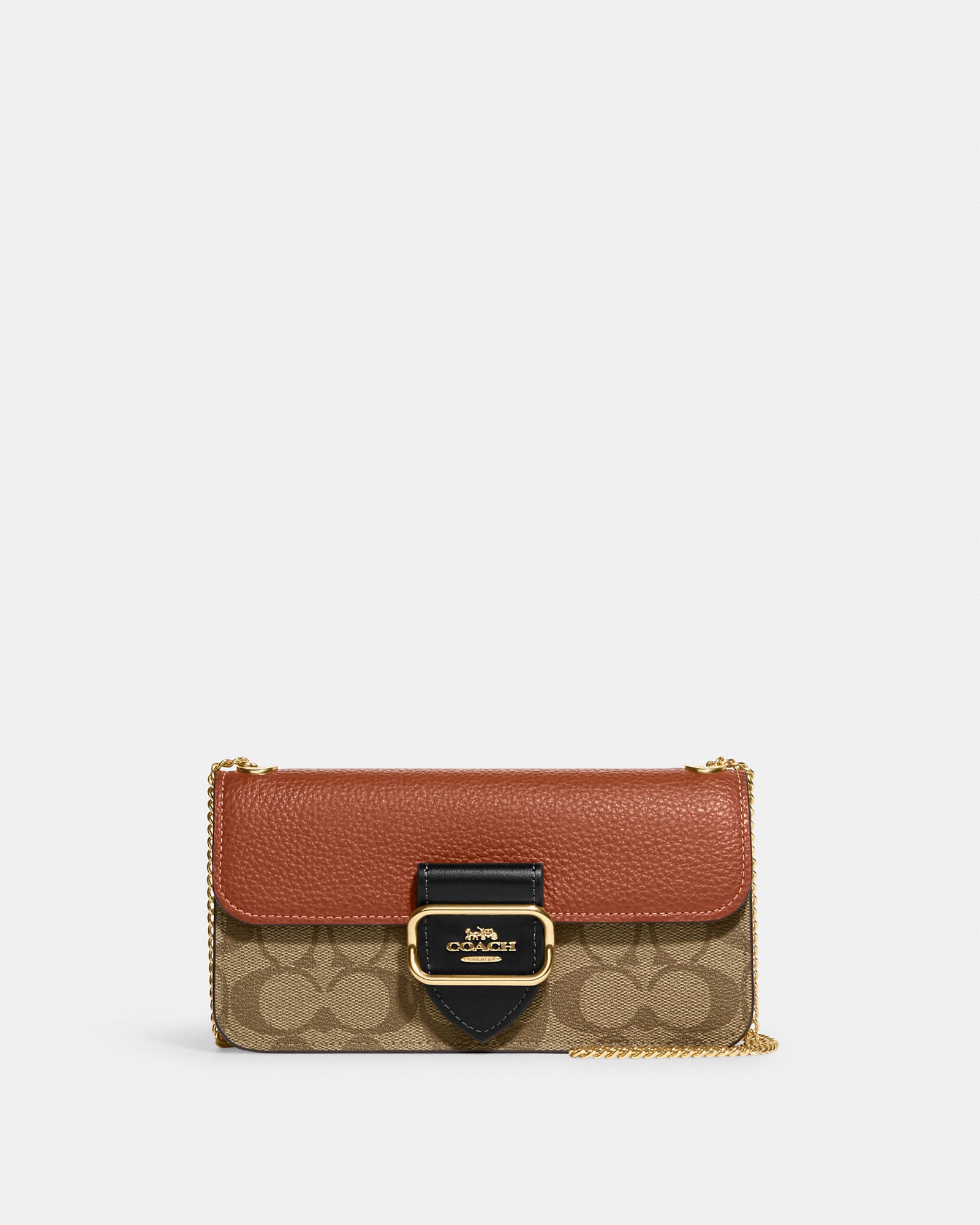 COACH MORGAN CROSSBODY IN COLORBLOCK SIGNATURE CANVAS - Bag Habits